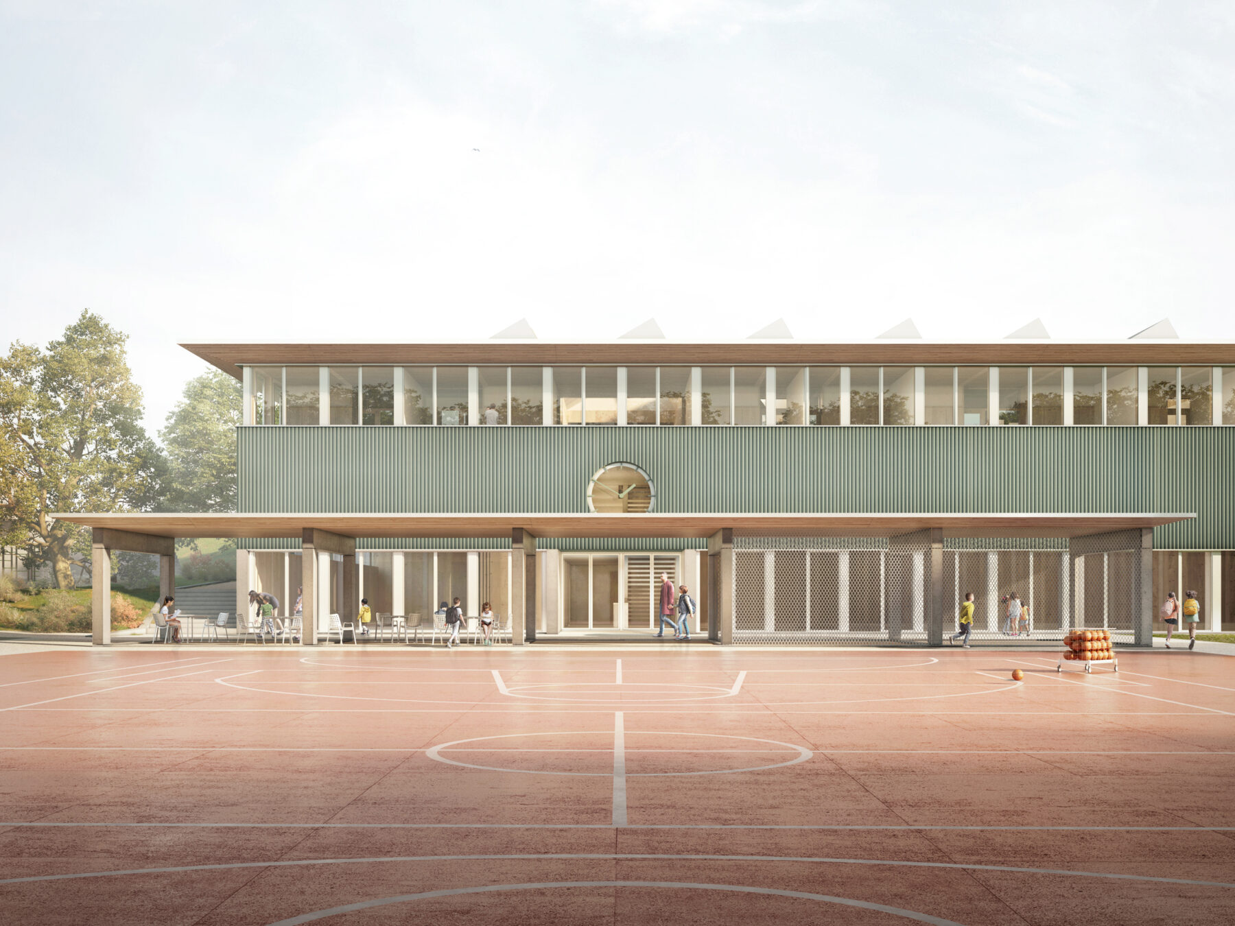 Schulraumerweiterung Bützi, Egg - Dahinden Heim Partner Architekten
